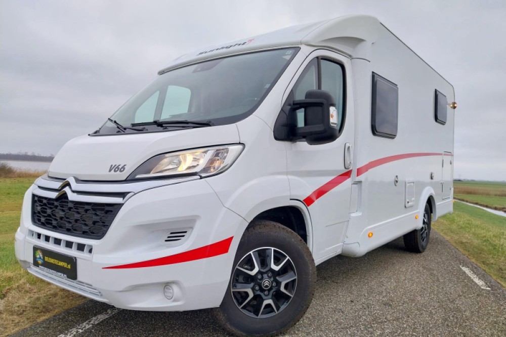 Sunlight V66 met nog maar 21300 km's - #13276 - Tweedehands Camper